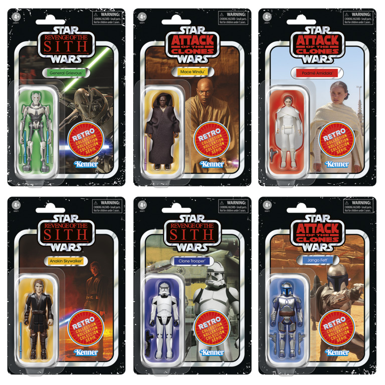 Star Wars Retro Collection Star Wars Episode II & III Multipack ...