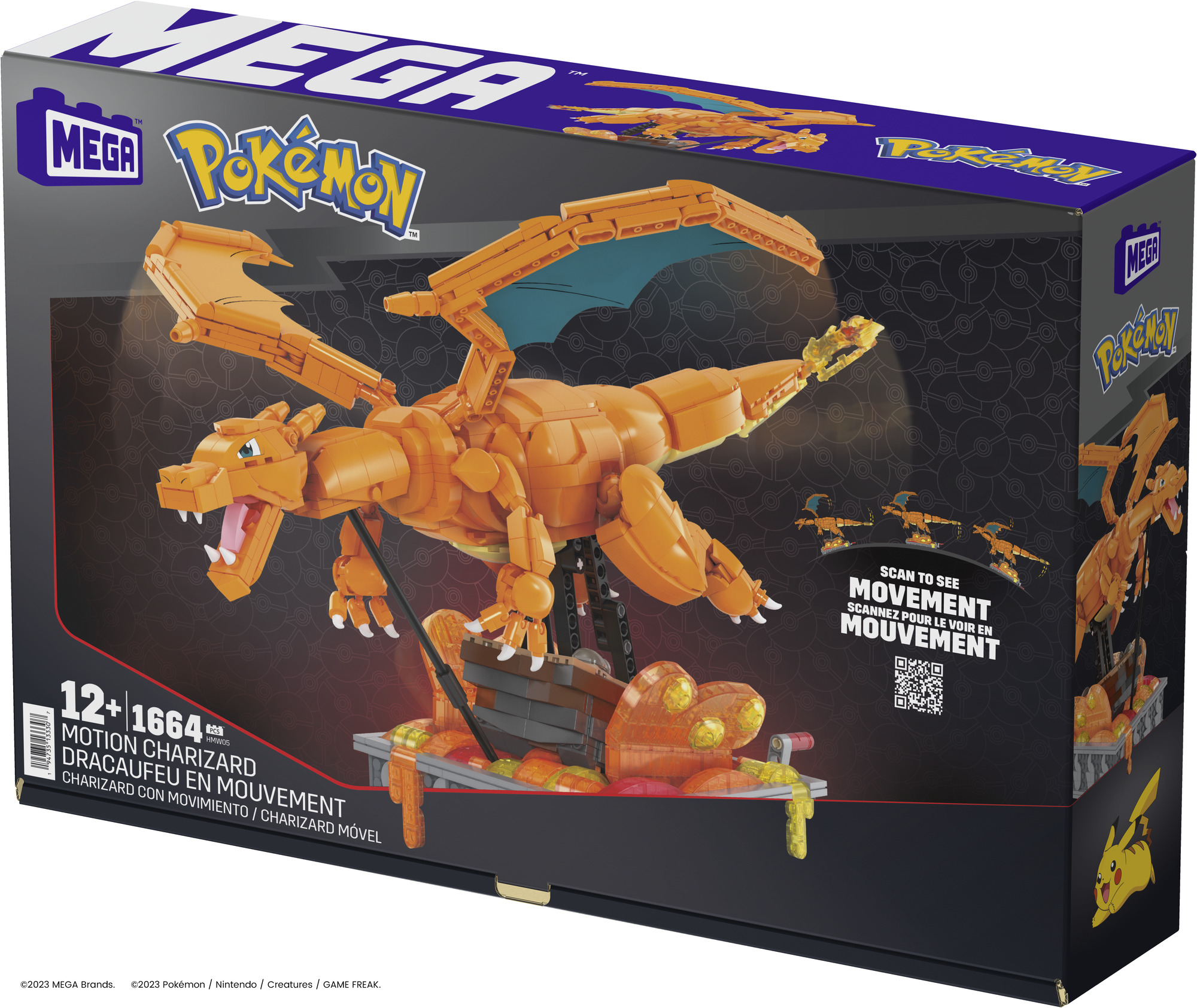 MEGA Pokemon Motion Charizard - MTTHMW05 | Southern Hobby Supply