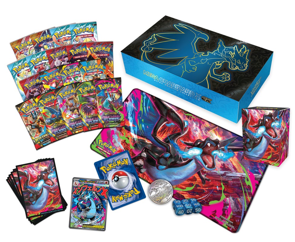 Pokemon TCG: Mega Charizard X ex Ultra Premium Collection Case ...