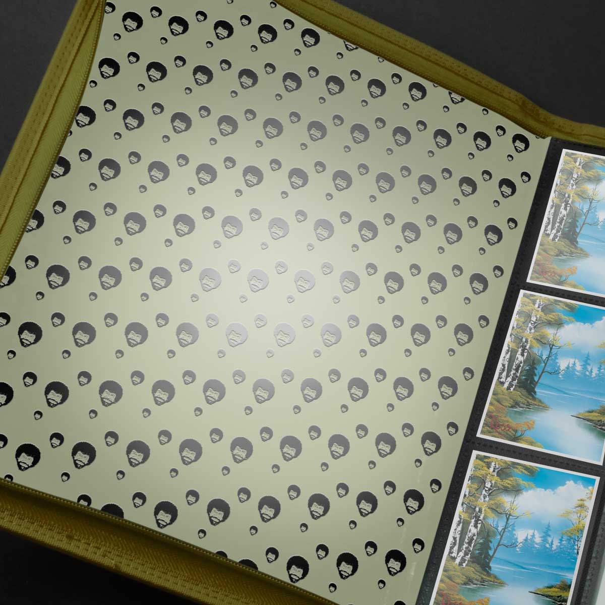 Ultra Pro Zippered PRO Binder 9-Pocket Bob Ross Lakeside Path ...