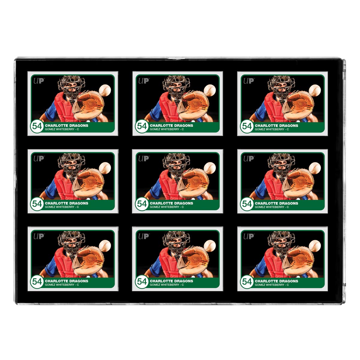 Ultra Pro One Touch 35 Point Black Border 9 Card Holder UV - ULPOT15299 ...