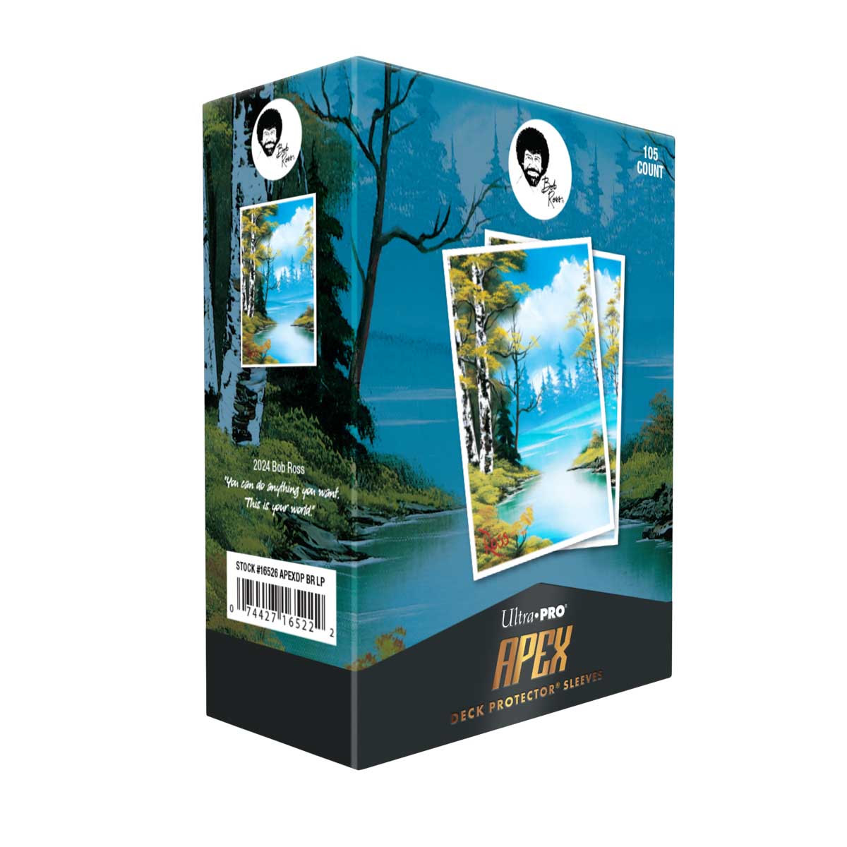 Ultra Pro Apex Sleeves Bob Ross Lakeside Path - ULPDPRA16526 | Southern ...